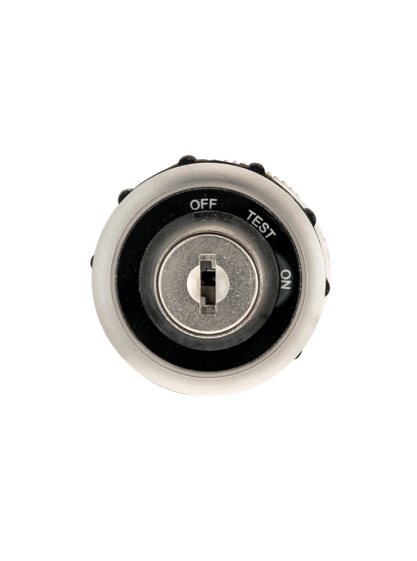 3 Position (on/test/off) keyswitch Lester Control Systems