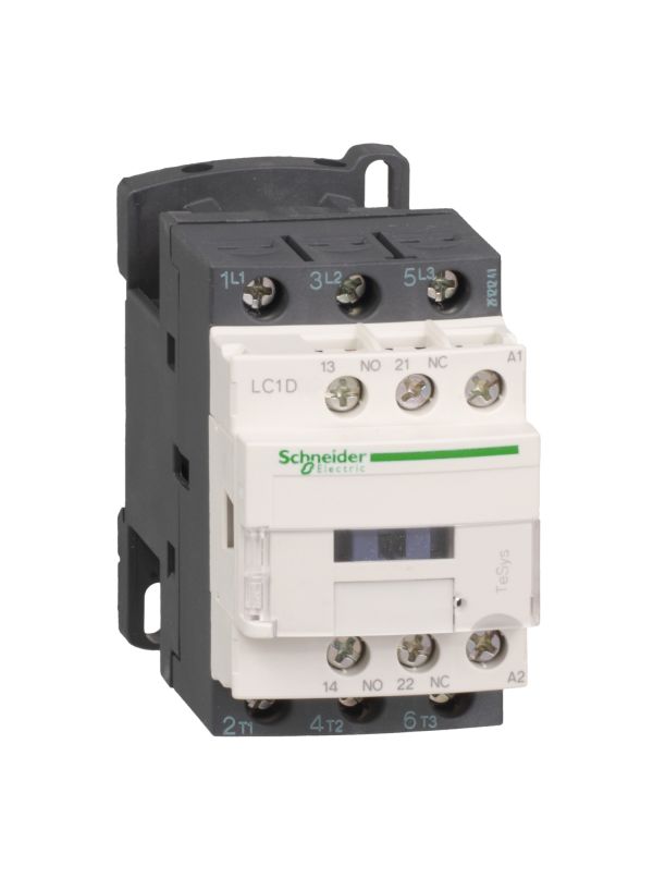 Schneider Electric 3 Pole Contactor, 9 A, 110 V ac Coil, TeSys D, 3NO ...