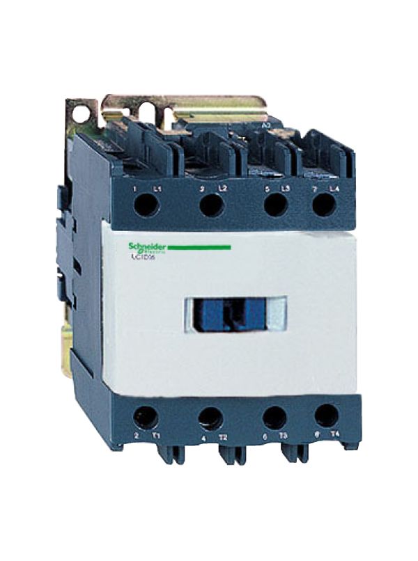 Schneider Electric 4 Pole Contactor, 125 A 110 V AC 50/60 Hz coil ...