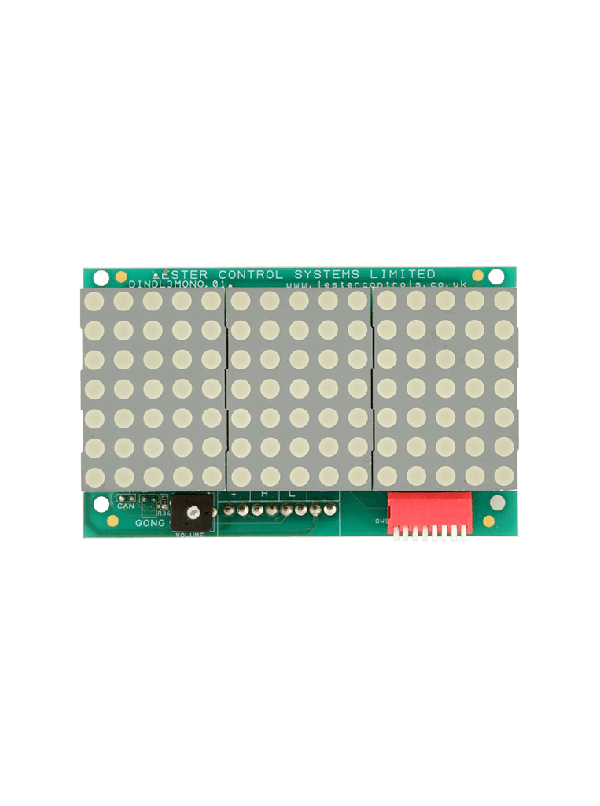 Tri Colour 2 Display Segment Dot Matrix Indicator Lester Control Systems